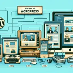 History of WordPress : Course Wordpress for creating websites from ...